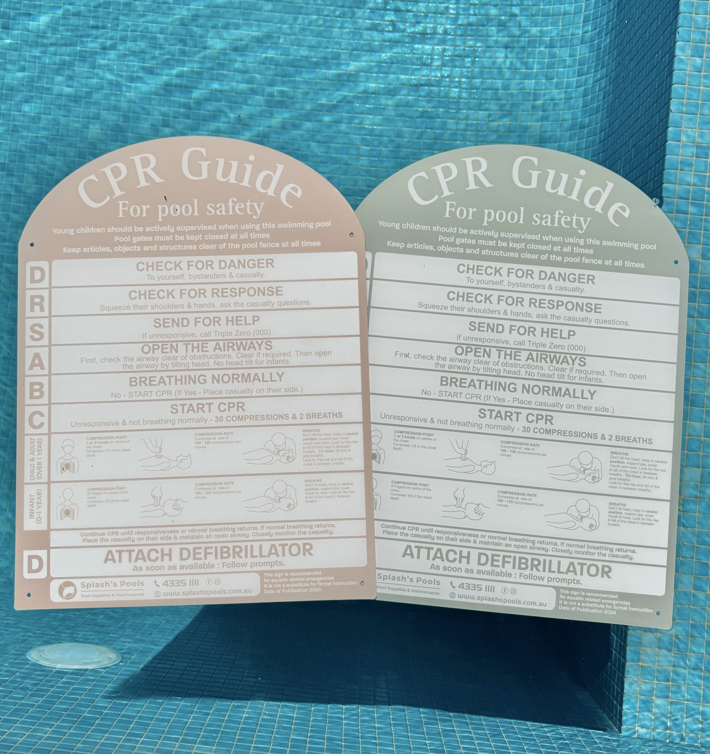 SPCC Custom Design CPR Chart – Splash's Pools